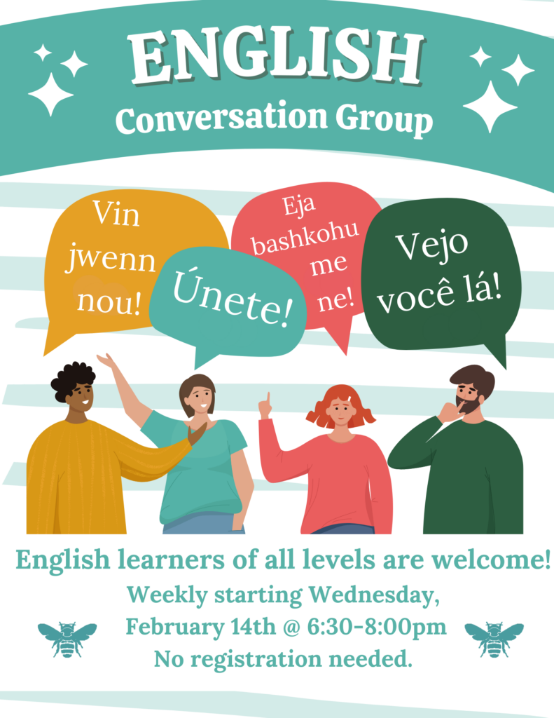 English Conversation Group - Lucius Beebe Memorial Library
